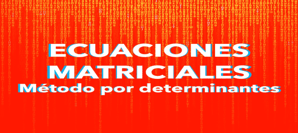 Ecuaciones matriciales. ¿Cómo las resuelvo? - MotyScience